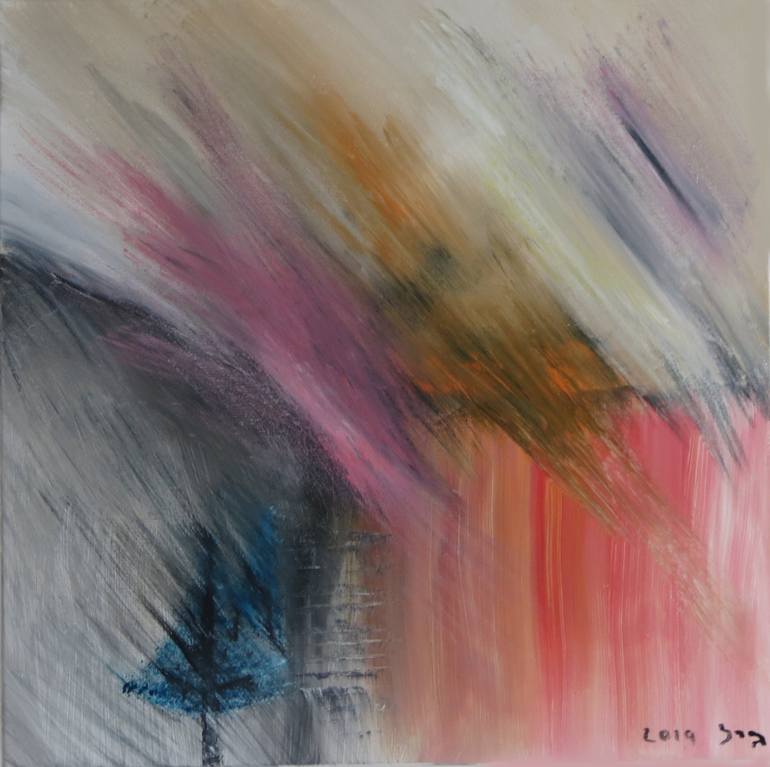 The Golan Heights Storm Painting by Gil Sharon | Saatchi Art