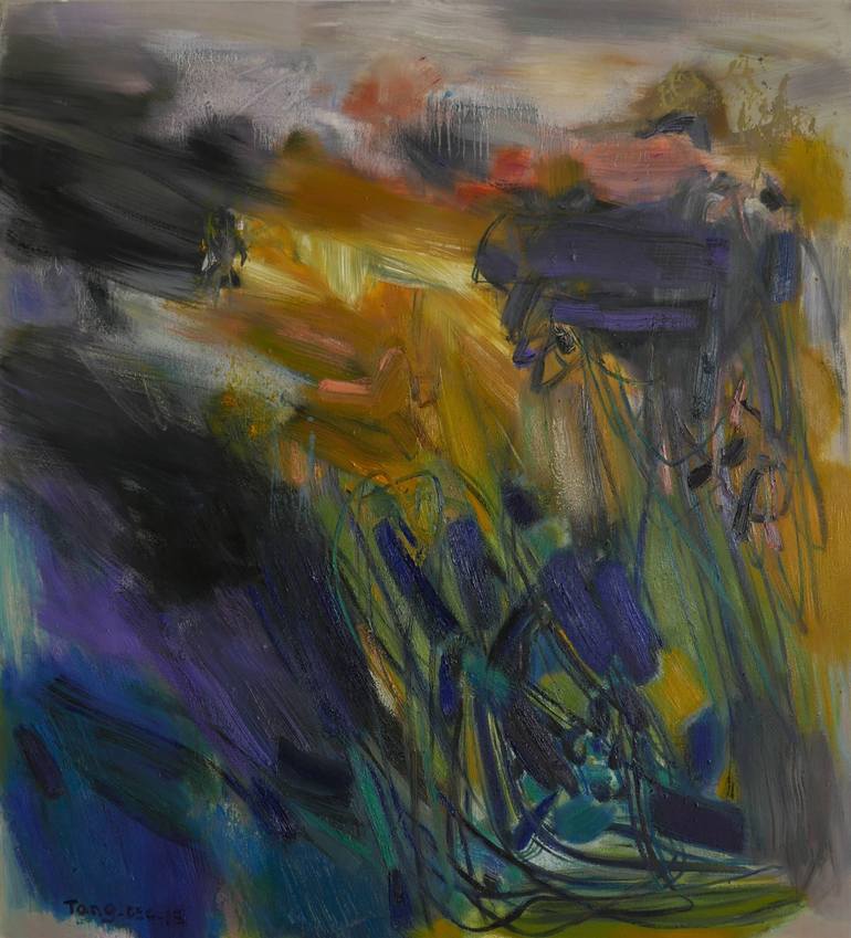 Untitled No. 6 Painting by Xuezhen Tang | Saatchi Art