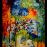 Piking flowers in the forest Painting by Maria Laptuca | Saatchi Art