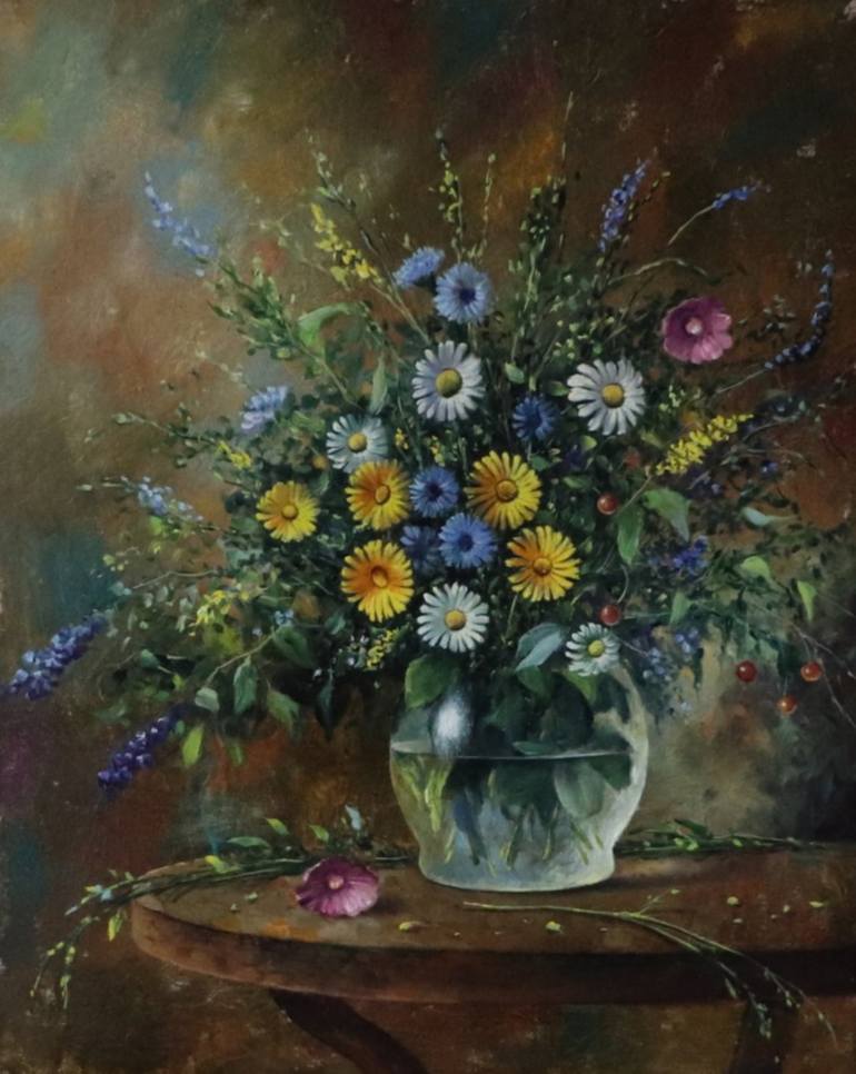 The scents of summer. Painting by Julia Ha | Saatchi Art