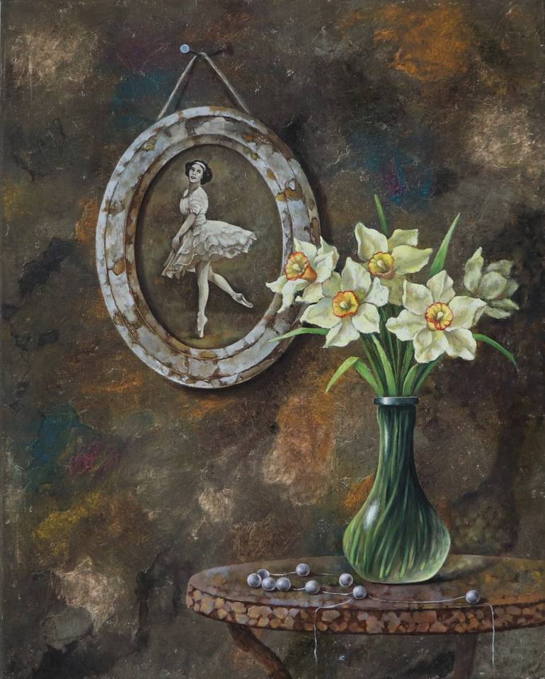 Memories. Anna Pavlova. Painting by Julia Ha | Saatchi Art