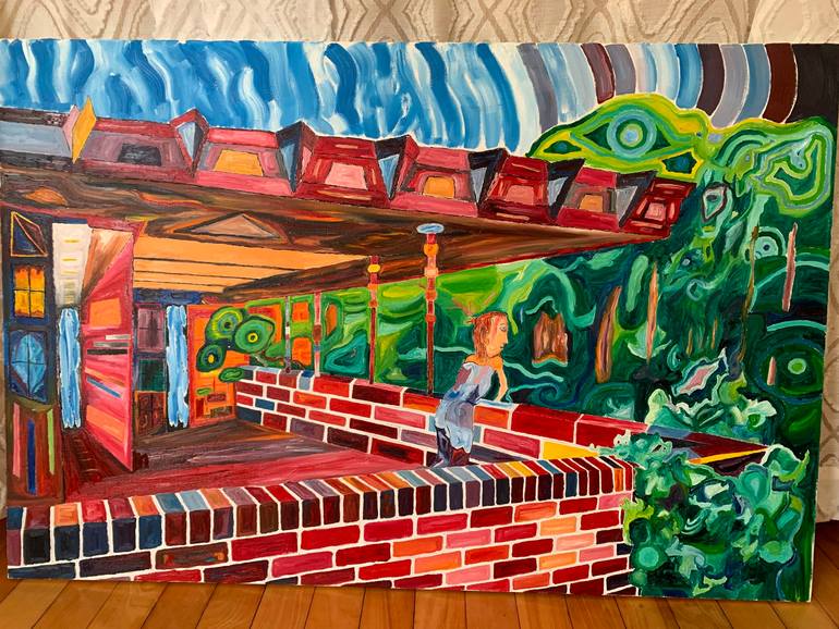 Samara's Palace Painting by Esteban Padron | Saatchi Art