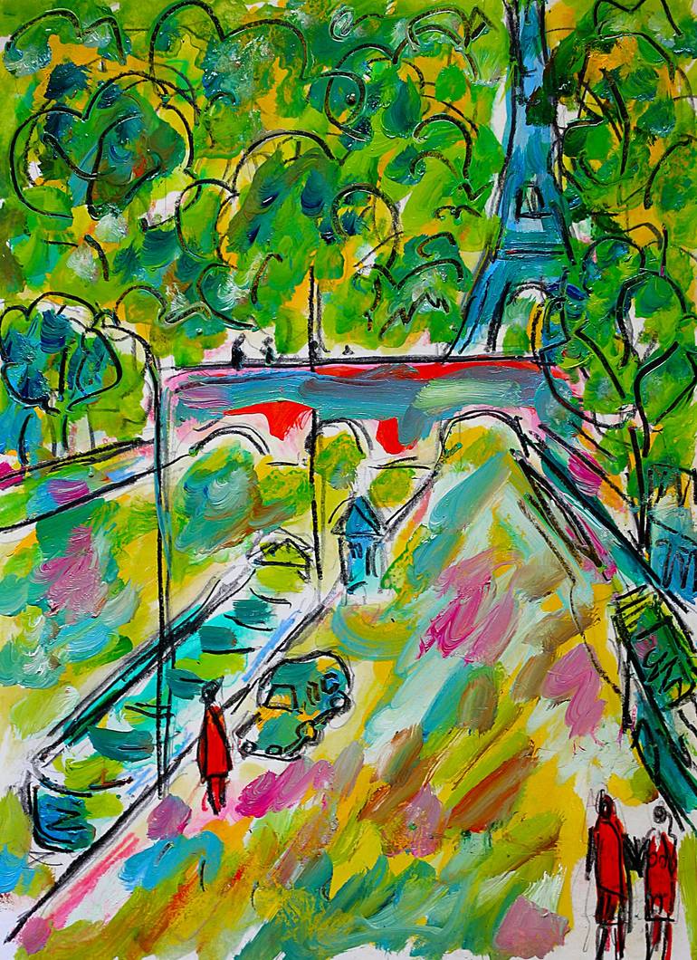 Bir Hakeim Painting by Jean Mirre | Saatchi Art