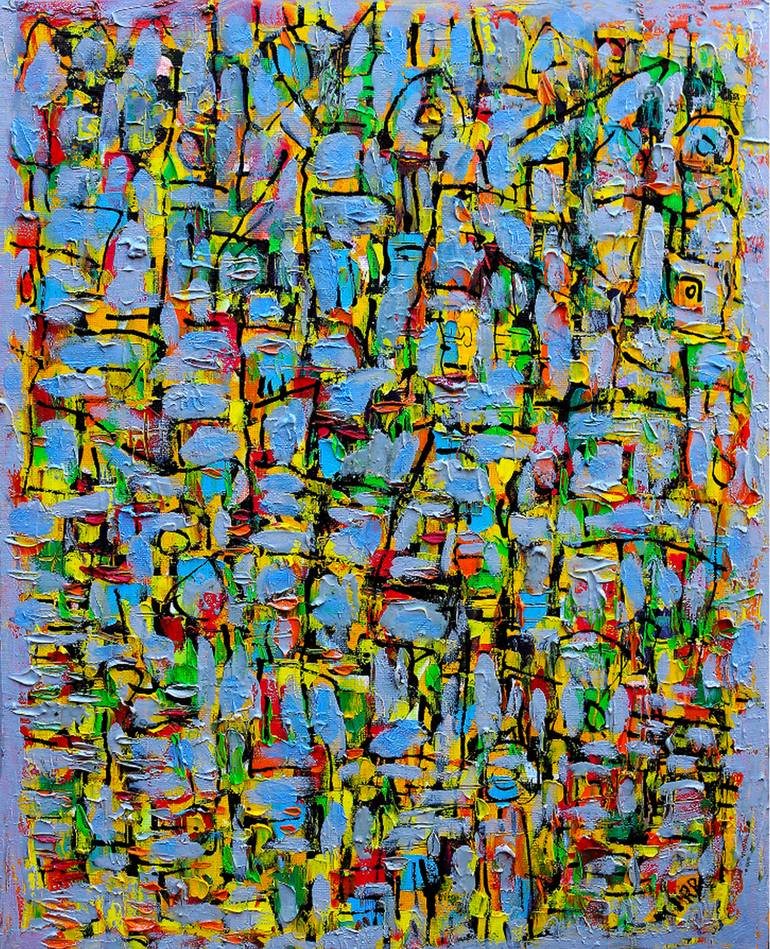 COPERNIC Painting by Jean Mirre | Saatchi Art