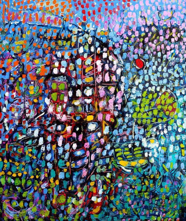 Gauchiste Painting by Jean Mirre | Saatchi Art