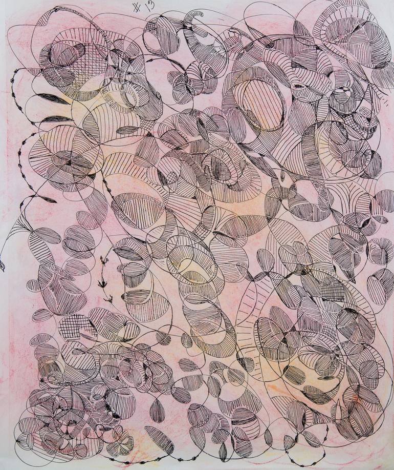 Work in the Time of Coronavirus Drawing by june blanco | Saatchi Art