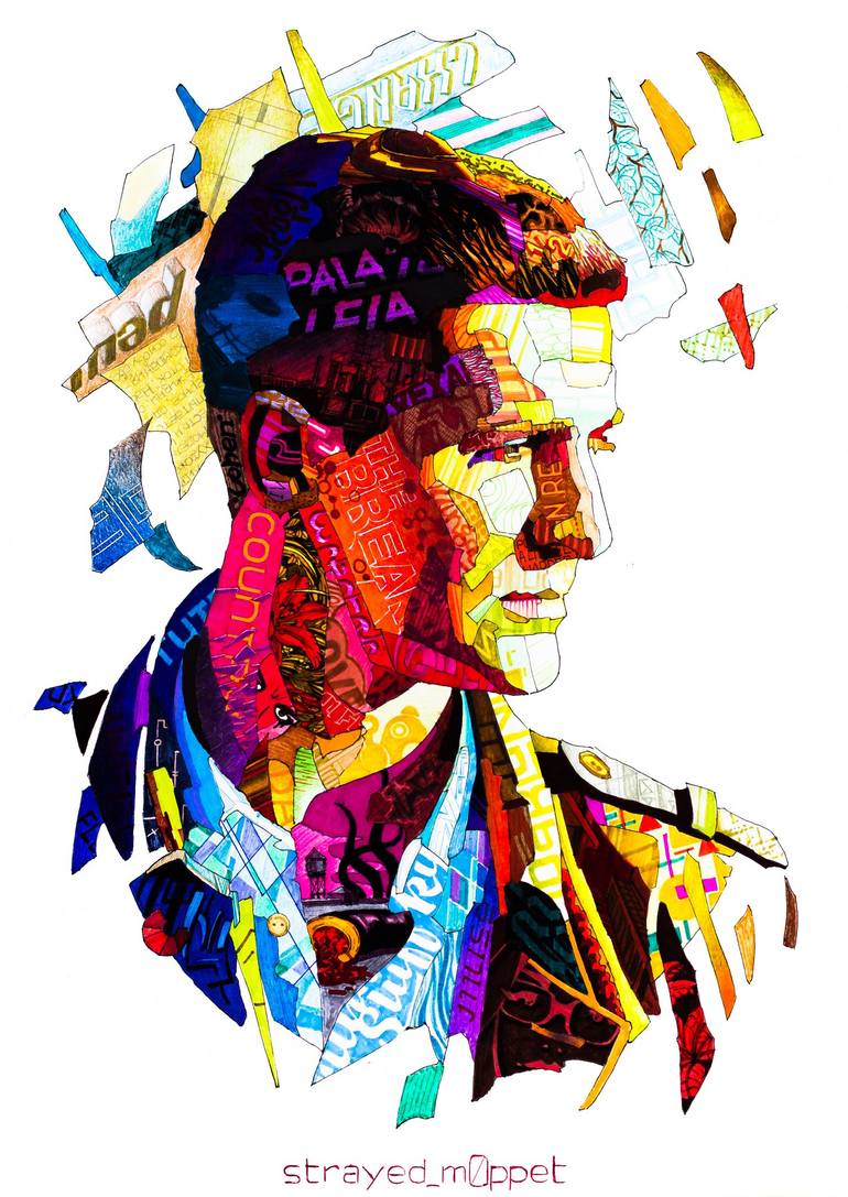 Full of culture Drawing by Mark Kucherov | Saatchi Art