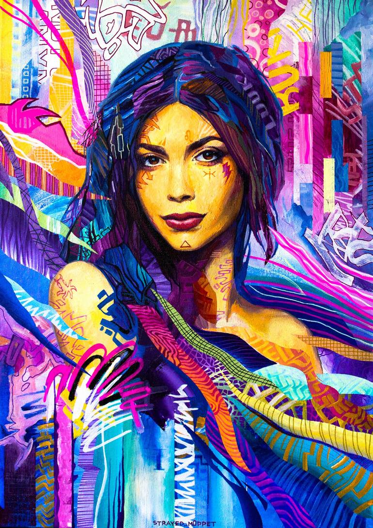 The flow Painting by Mark Kucherov | Saatchi Art