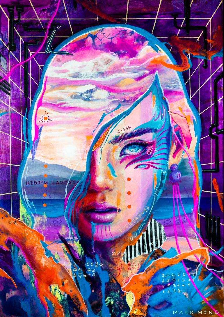 Hidden landscape Painting by Mark Kucherov | Saatchi Art