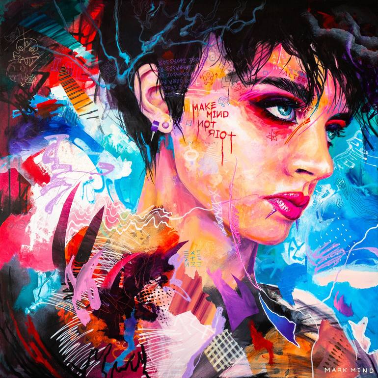 Growing up is inevitable Painting by Mark Kucherov | Saatchi Art