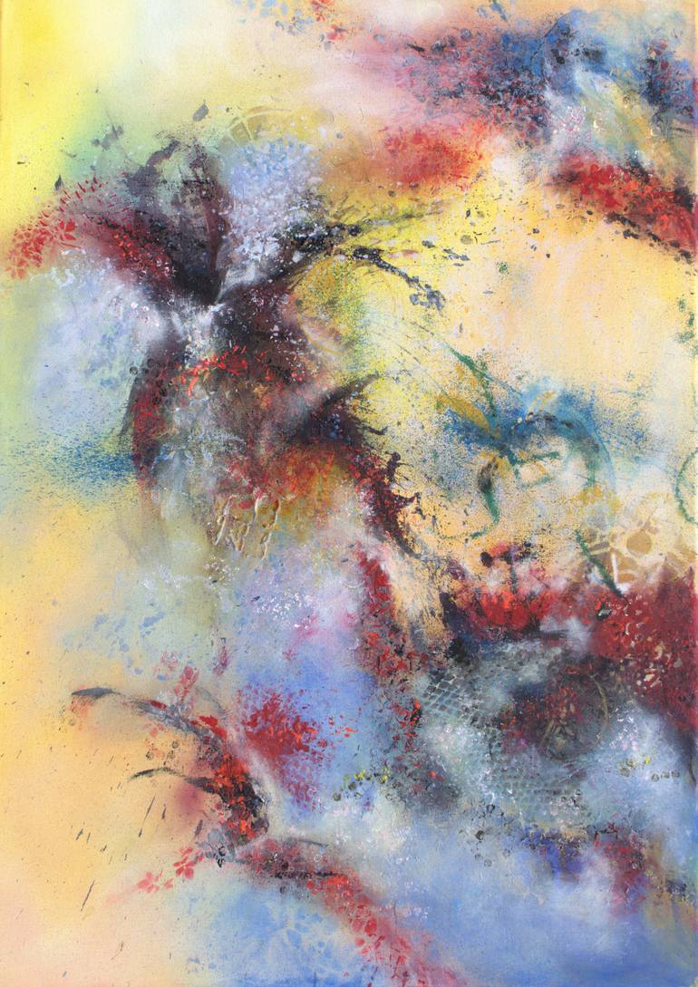 Abstract Fusion Painting by Ludmilla Ukrow | Saatchi Art