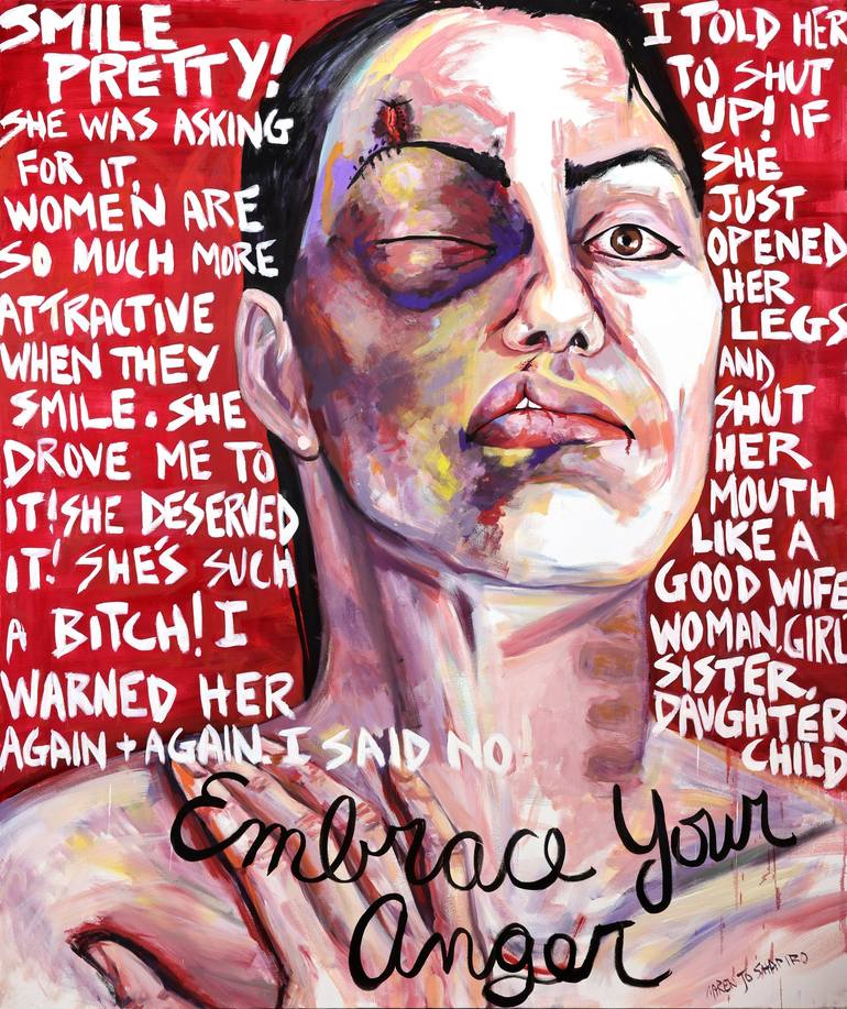 Smile Pretty Painting by CJ Shapiro | Saatchi Art