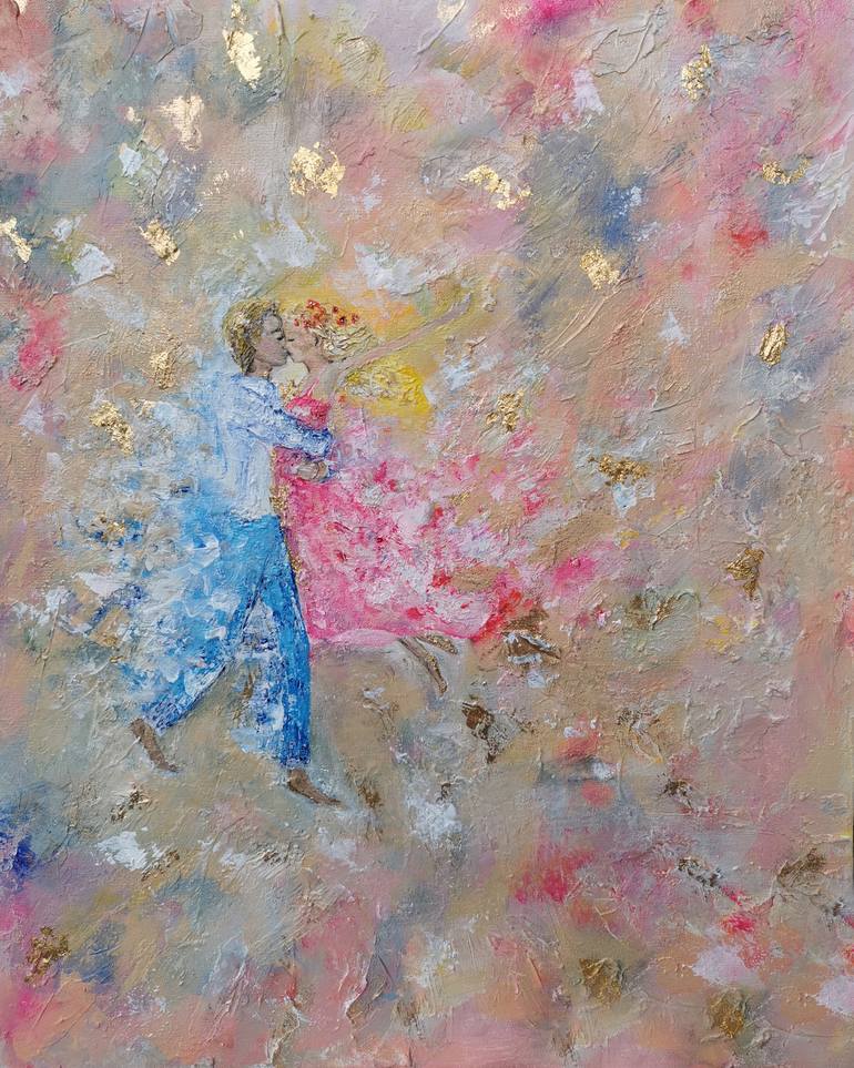 Kiss Painting by Nadezhda Semikina | Saatchi Art