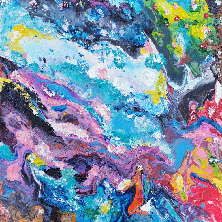 Everything in everything Painting by Nadezhda Semikina | Saatchi Art