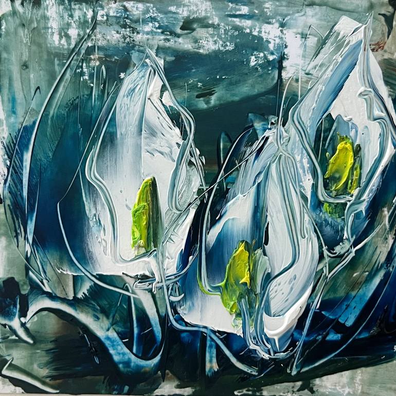 Lysichiton - Swamp Lantern Plant - White Skunk Cabbage Painting by ...