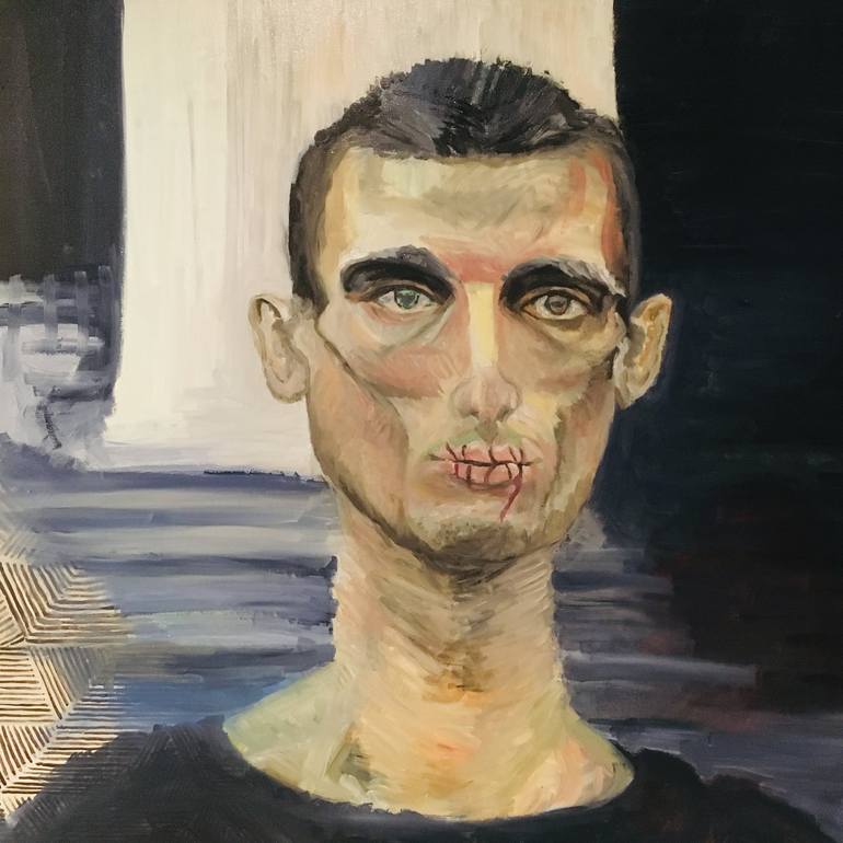 Forbidden words Painting by Tannin Sun | Saatchi Art