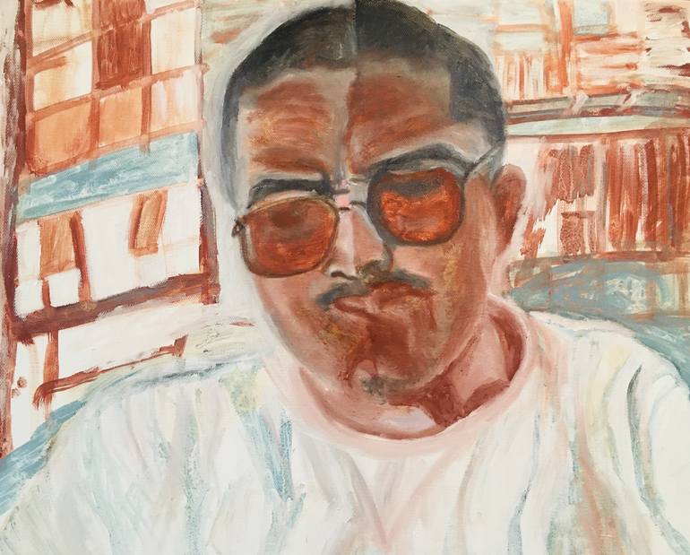 他的分裂 Painting by Tannin Sun | Saatchi Art