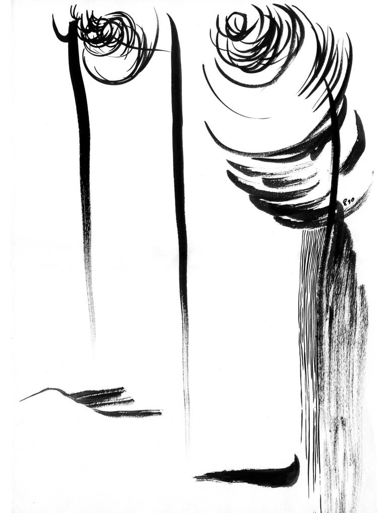 THE WIND, portrait 2. ВЕТЕР, портрет 2. Painting by Lena Saprykina ...