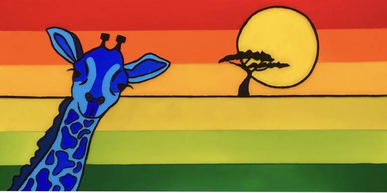 Welcome to The Savannah (Resin Art) Painting by Michael Biagi | Saatchi Art