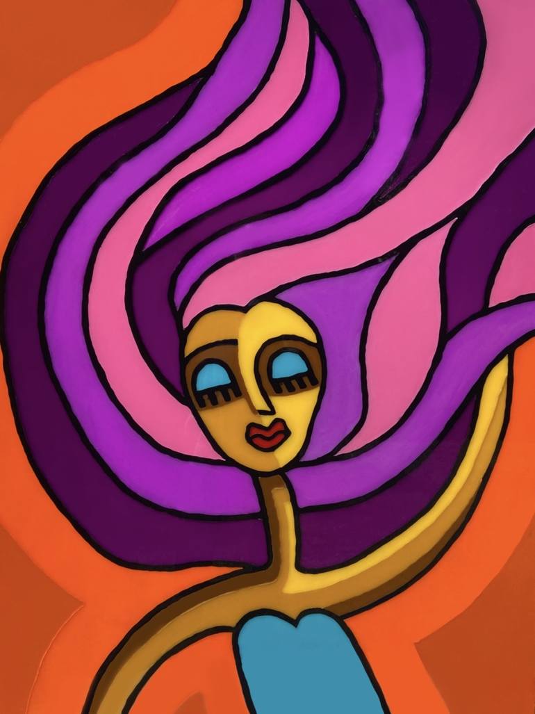 Blustery (Resin Art) Painting by Michael Biagi | Saatchi Art