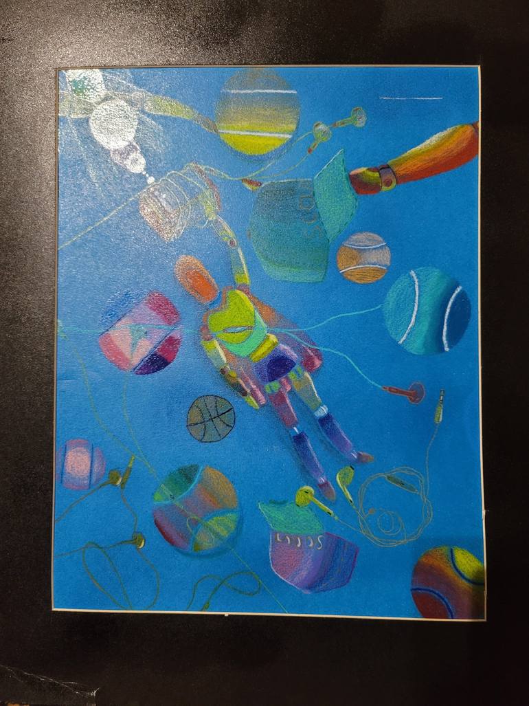 Flying Mannequin Drawing by Kameshwara Mummadavarapu | Saatchi Art