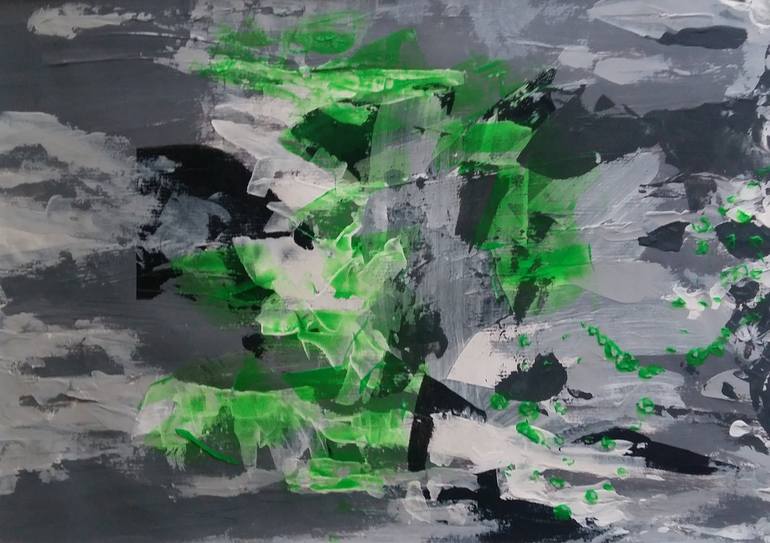 Transition from the Natural Painting by Angeleka Tischer | Saatchi Art