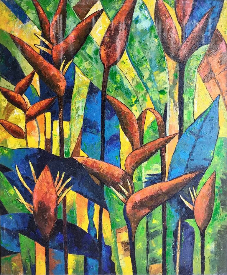 Always and forever - acrylic painting, office decor, home interior ...