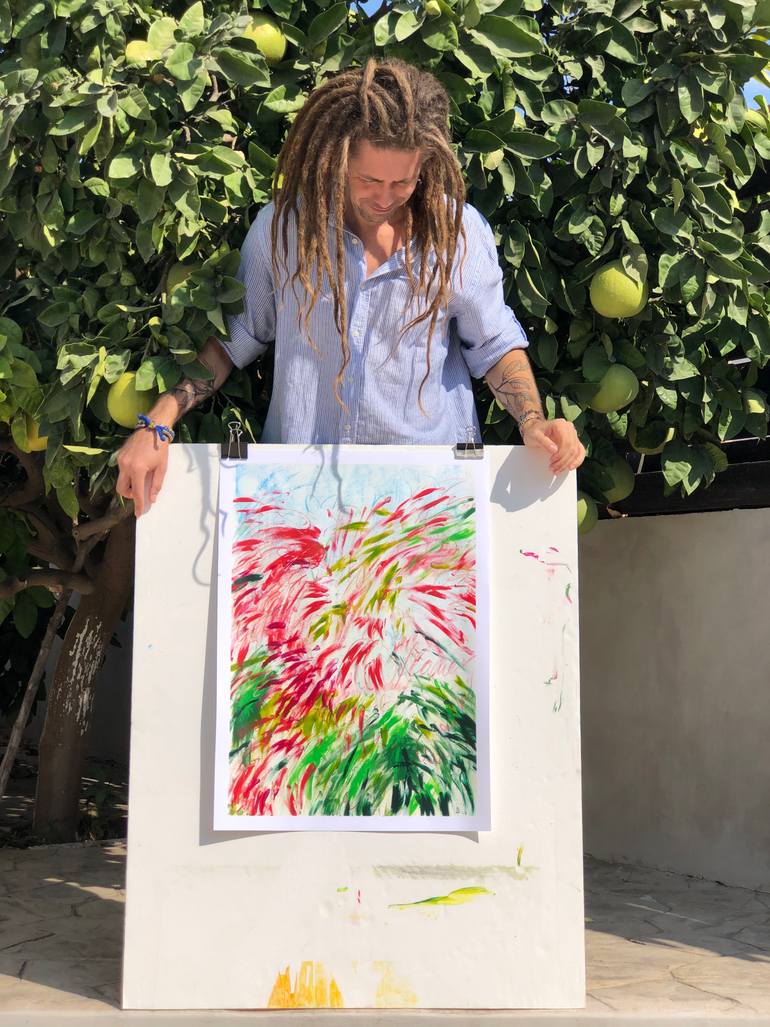 Floral Untitled 16 Painting by Michael Khripin | Saatchi Art