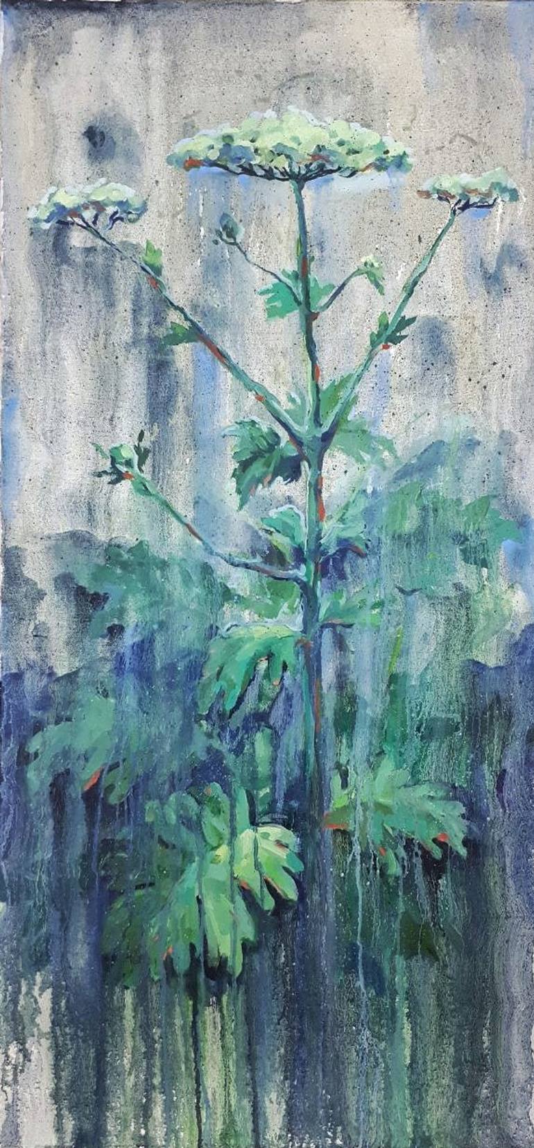 Hogweed Painting by Kateryna Felistovych | Saatchi Art