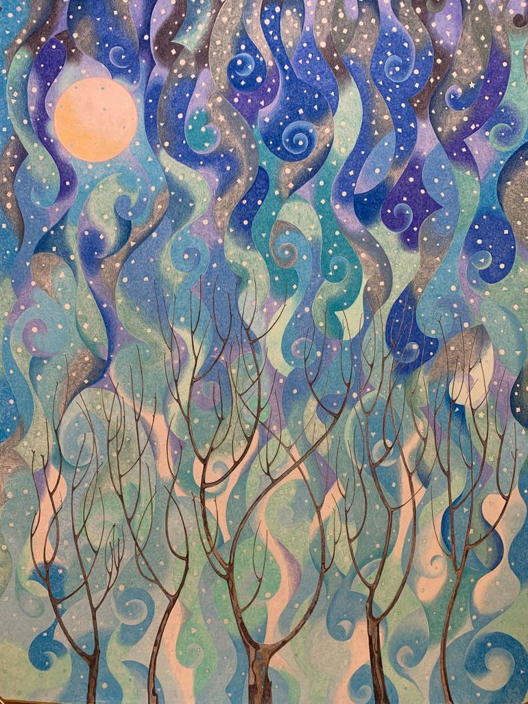 2026-01-26 Weightless Cold Air (study) Drawing by Sonya Chueva ...