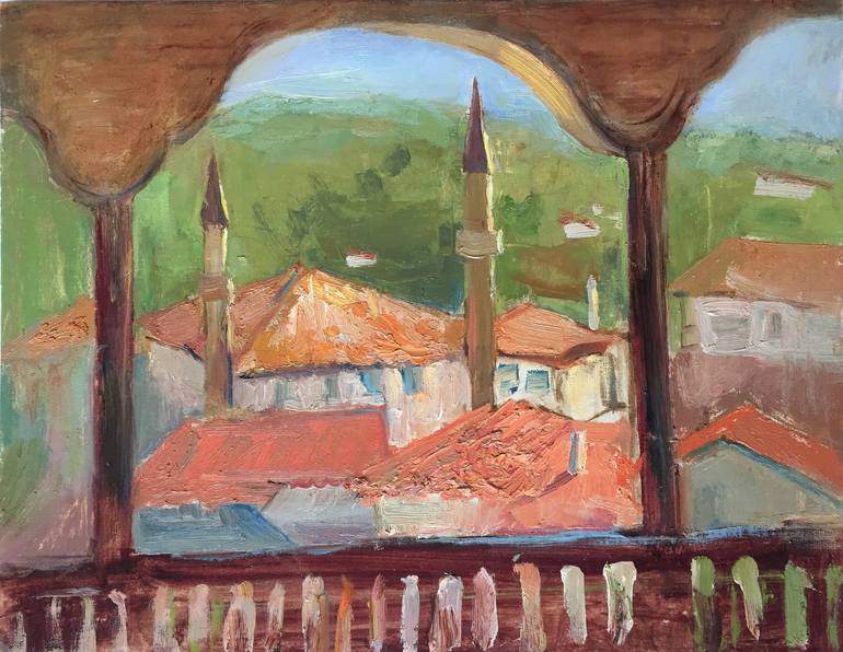 Arbor in Bakhchisarai Painting by Julia Dragoon | Saatchi Art