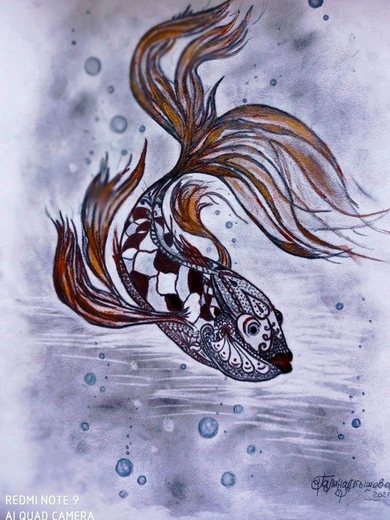 Fulfillment of desires. Drawing by Galina Abysheva | Saatchi Art