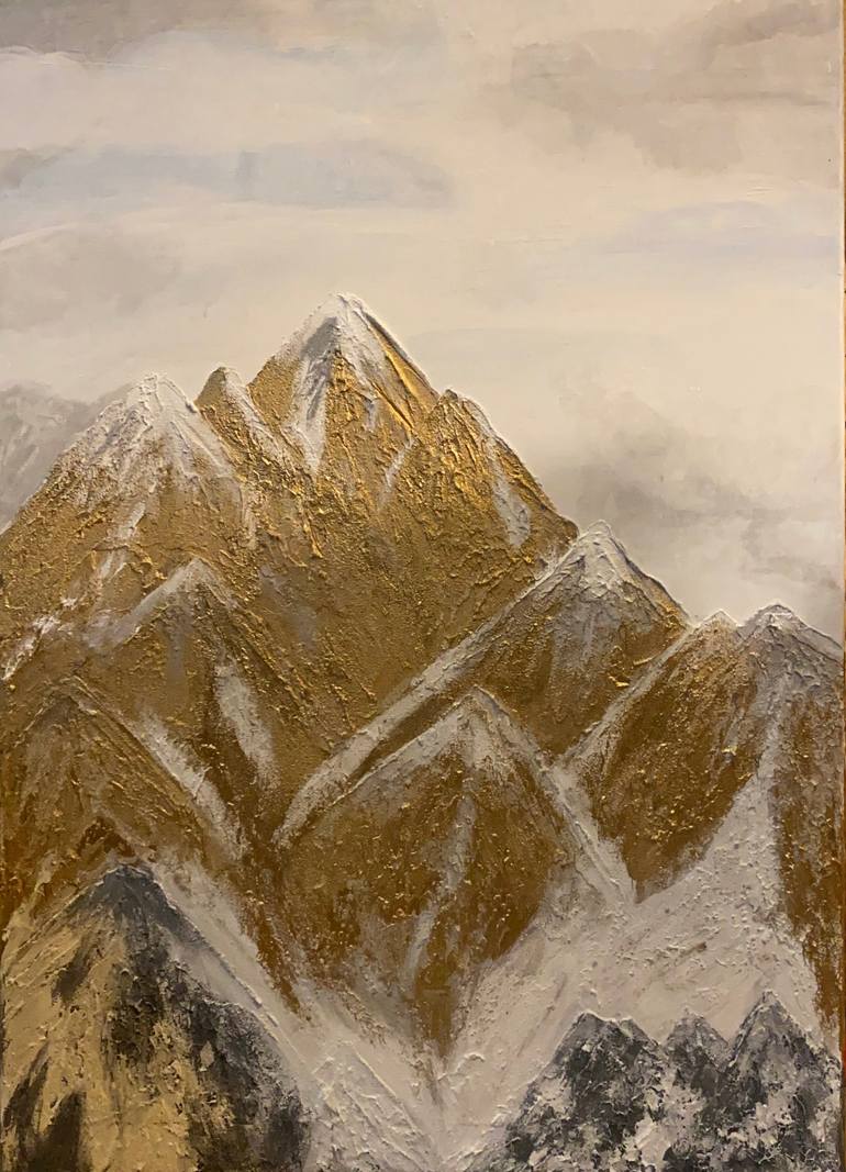 Mountains Painting by Valenta Balysheva | Saatchi Art