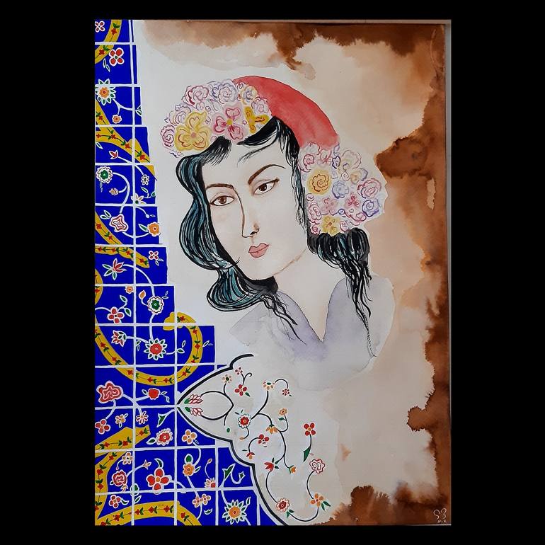 A Virtuous Iranian Woman 2 Painting by Marziye K | Saatchi Art