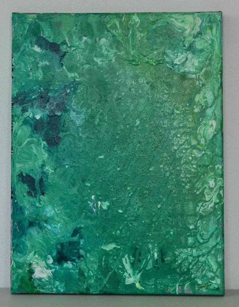 Algae Painting by Jennifer Veerasamy | Saatchi Art