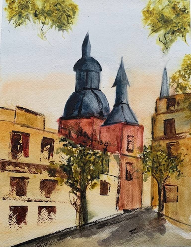 Madrid de mi Corazon Painting by Carol Magai | Saatchi Art