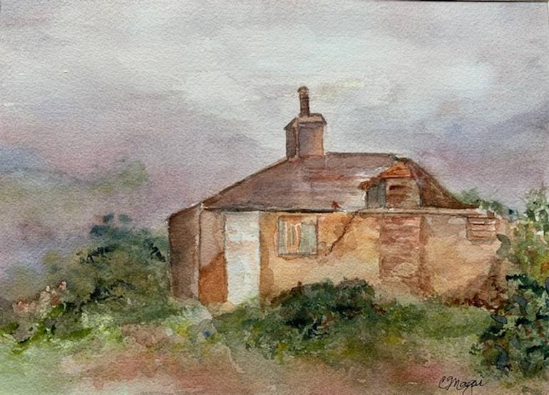 Lonely House Blues Painting by Carol Magai | Saatchi Art