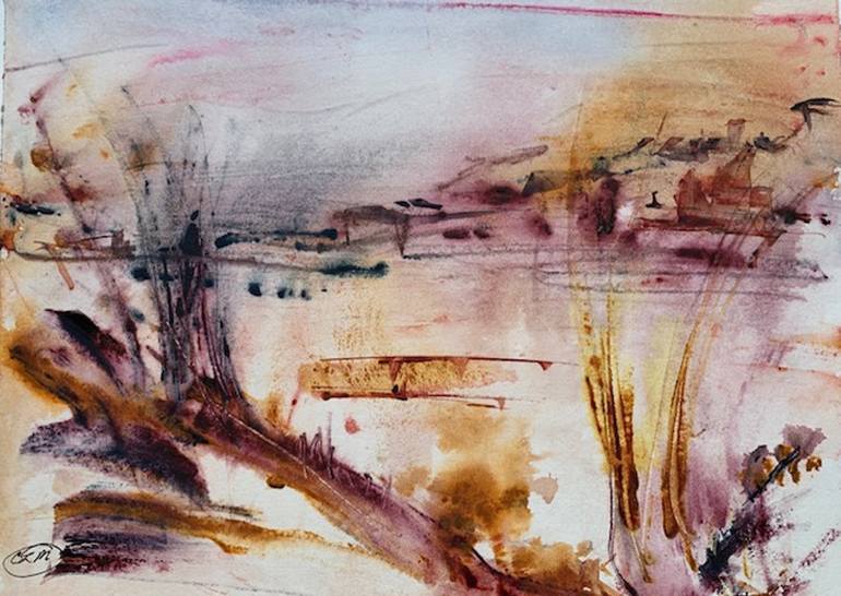 I'm Feeling Edgy Painting by Carol Magai | Saatchi Art