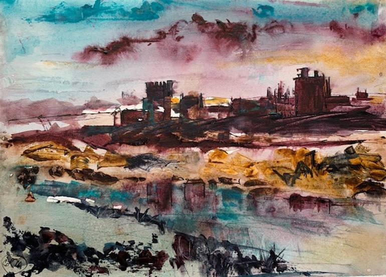 On A Darkling Plain Painting by Carol Magai | Saatchi Art