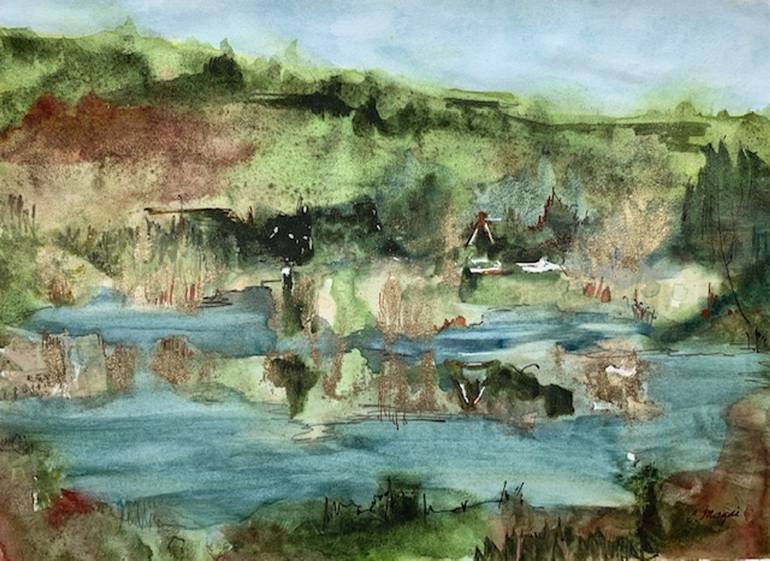 Lake District Dreaming Painting by Carol Magai | Saatchi Art