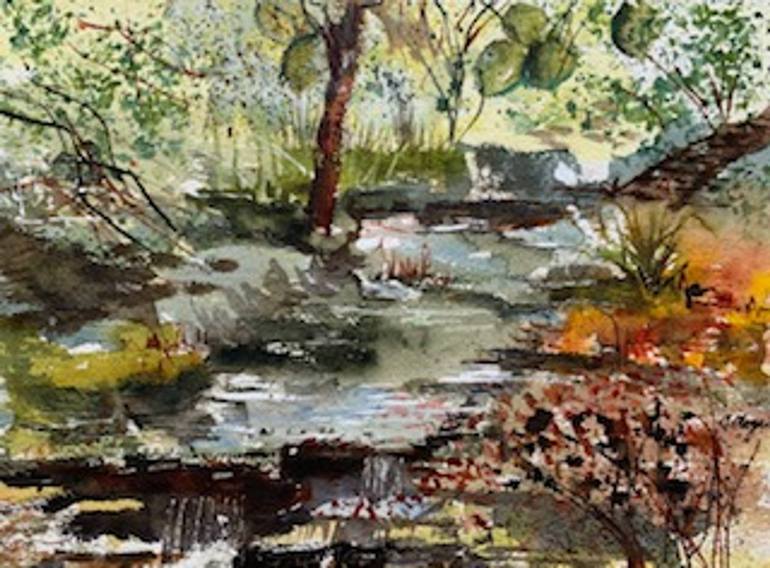 Woodland Idylle Painting by Carol Magai | Saatchi Art