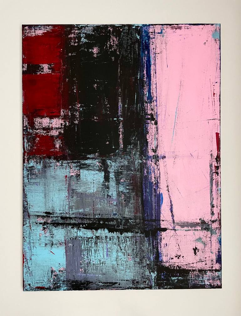 Pink Horizon Painting by Appo Rouzé | Saatchi Art