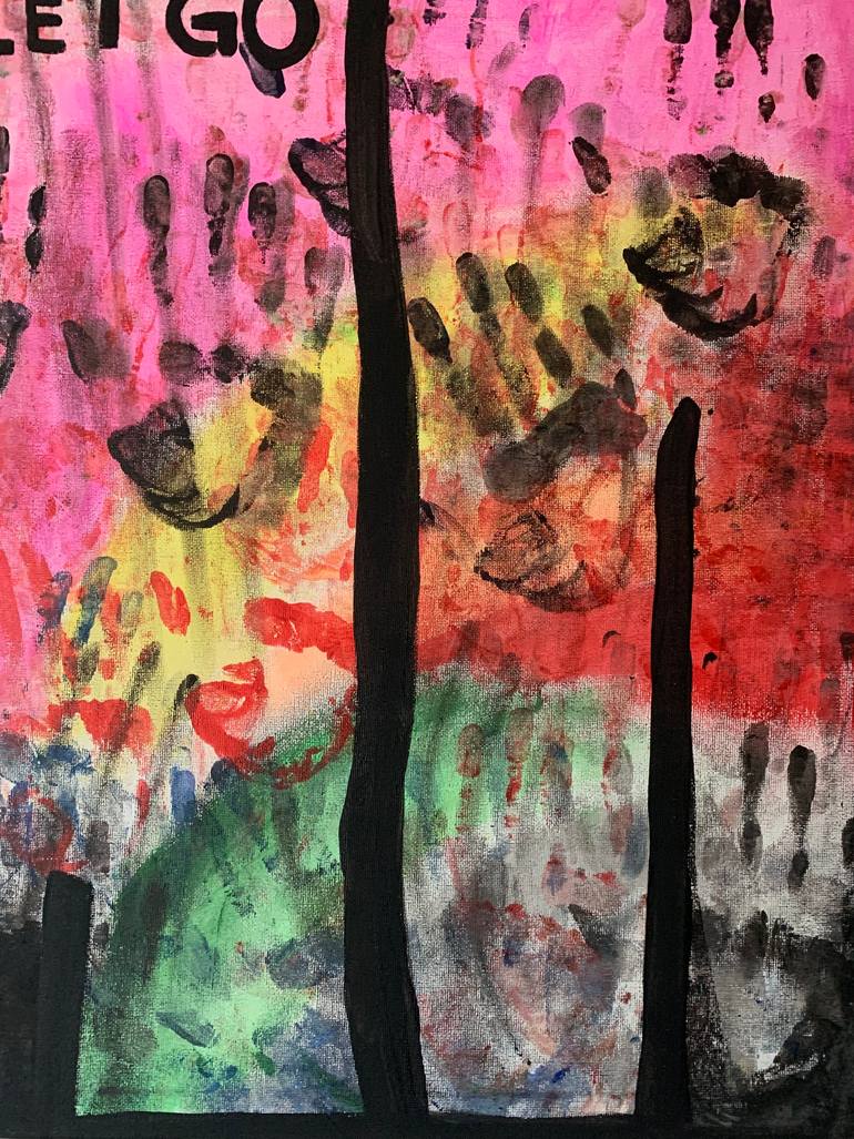 Let go Painting by Gabriela Caceres | Saatchi Art