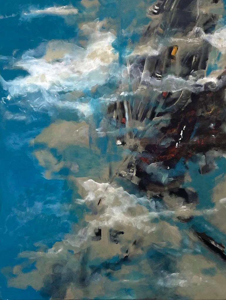 Naufragio Painting by Jessica Lewin | Saatchi Art
