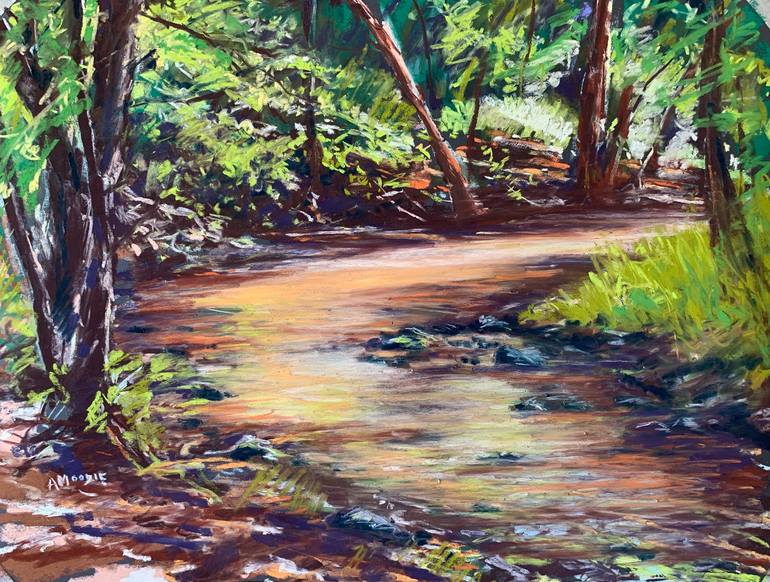 Amber Waters Drawing by Andrew Moodie | Saatchi Art
