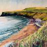 Saltburn in Sun Drawing by Andrew Moodie | Saatchi Art