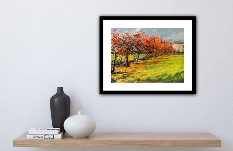 The Stray Ablaze Drawing by Andrew Moodie | Saatchi Art