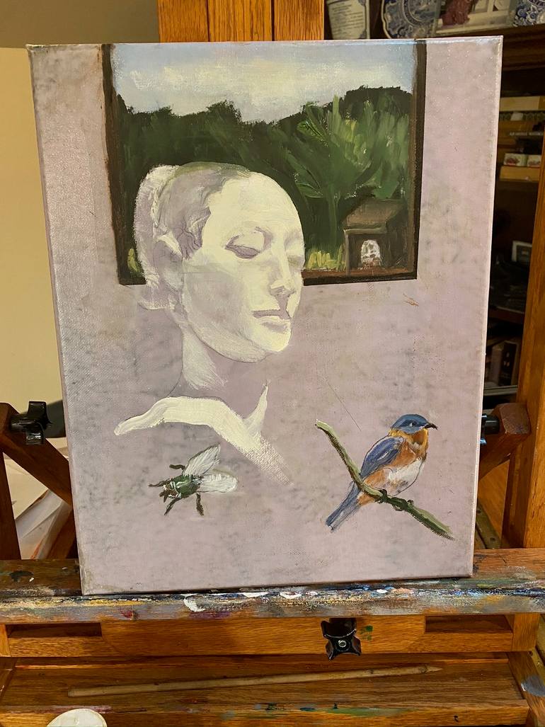 I could not stop for Death Painting by Frederick Kushner | Saatchi Art