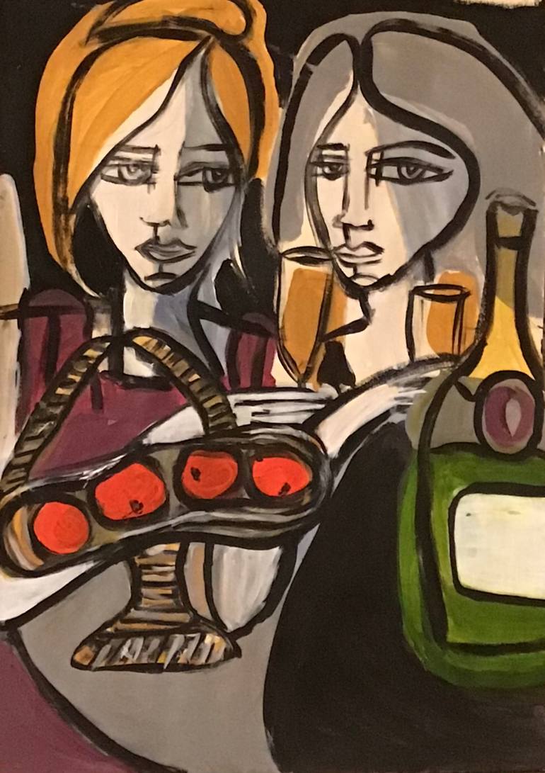Cheers! Painting by Basia Temel | Saatchi Art