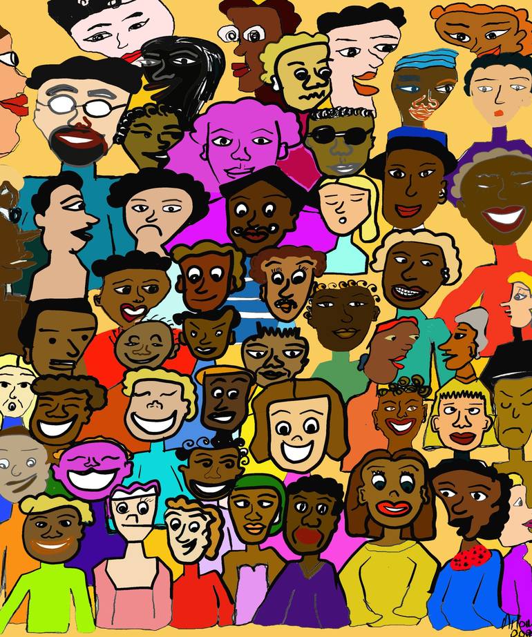 Black Lives Matter Drawing by Nilay Paz | Saatchi Art